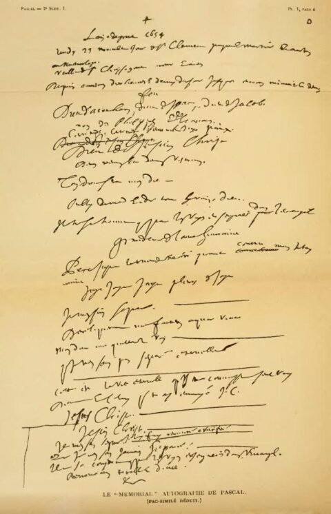 La Nuit de Feu de Blaise Pascal - Ecole de L'Art de Vivre